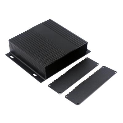 Cina Al6063-T5 ha espulso recinzione di alluminio di profilo del PWB con il deflettore 2pcs in vendita