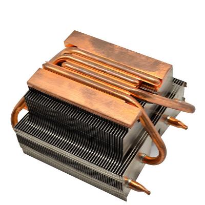 China Anti Corrosion Copper Heat Pipe Radiator Heatsink ISO9001 Durable for sale