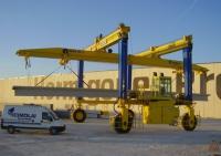 China 100T Rubber Tyre Mounted Gantry Crane With ISO CE SGS Certification for sale