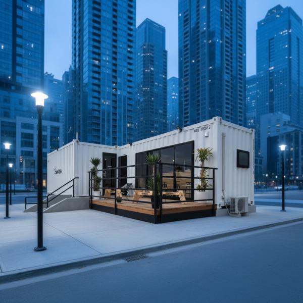 Quality Modern Design Prefabricated Coffee House Prefabricated Coffee Container for sale