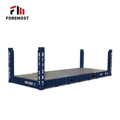 China 20FT/40FT Container Frame Flat Rack Shipping Container Frames for sale