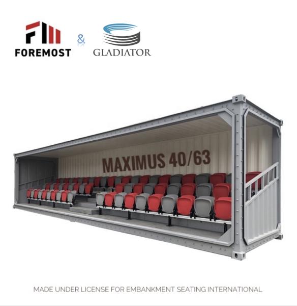 Quality 20HC/40HC Mobile Grandstand Container Container Grandstand Portable Grandstand for sale