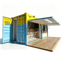 Quality Prefabricated Container Activity House Mobile Commercial Coffee Shop with for sale