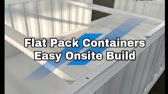 flat pack containers-easy to ship