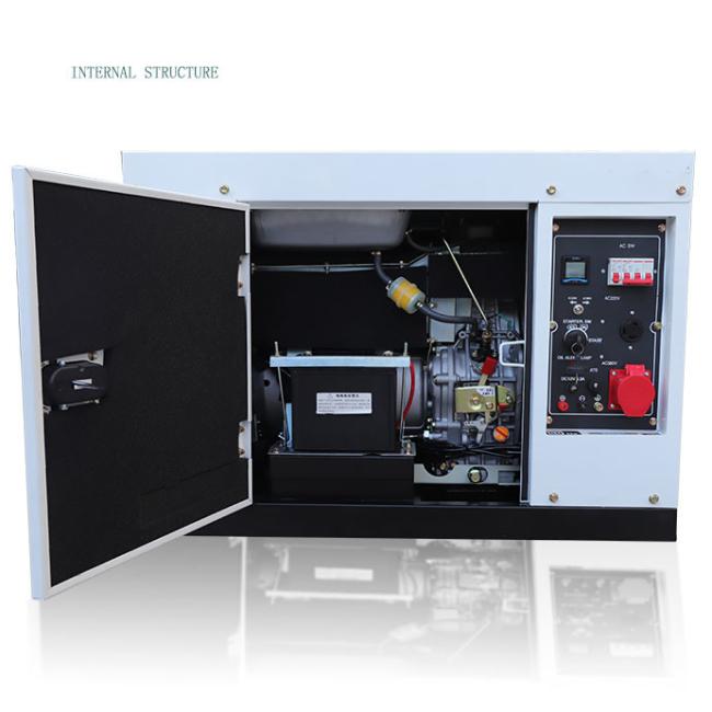 Open Frame Silent 10kw Diesel Portable Generator Set with Wide Application