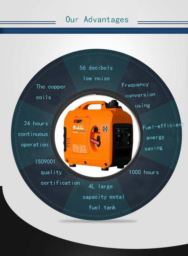 1kw Digital Inverter Gasoline Generator Four-Stroke with Full Copper Motor