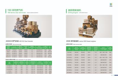 China 500 kW G12V190zldt 1512t Modelo de gerador de gás natural adequado para as exigências do cliente à venda