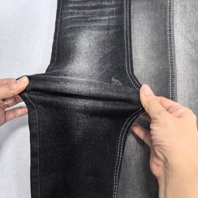 China 9.4OZ TWILL Style Cotton Polyester Stretch Denim Fabric 10S For Lady Jeans for sale