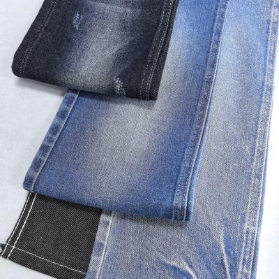 Cina 98% cotone 2% spandex cotone spandex denim tessuto 9,7 oz super blu scuro 66' 67' in vendita