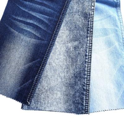 China Medium Weight Cotton Polyester Spandex Blue Denim Fabric 8.1oz JS4040 With Medium Thickness And 150 CM Width for sale