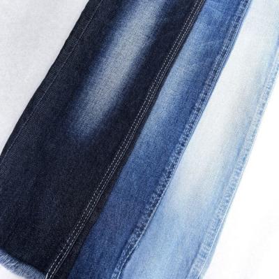 China Thick Tri-core High Stretch Dark Blue Denim Fabric 10.3 Oz JSD3162 Heavyweight And Durable For Bags for sale