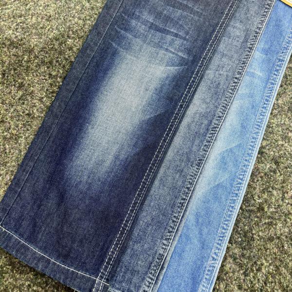 Quality 16S Yarn Count T400 Cotton Dark Blue Stretch Denim Fabric 8 Oz JSD3062 With 86.5 for sale