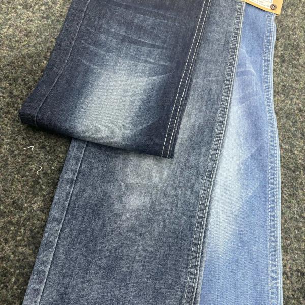 Quality 16S Yarn Count T400 Cotton Dark Blue Stretch Denim Fabric 8 Oz JSD3062 With 86.5 for sale