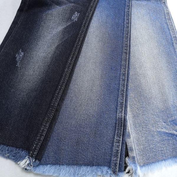 Quality C98% S2% Breathable 10oz 67/68'' 98% Cotton 2% Spandex SLUB Denim Fabric for sale