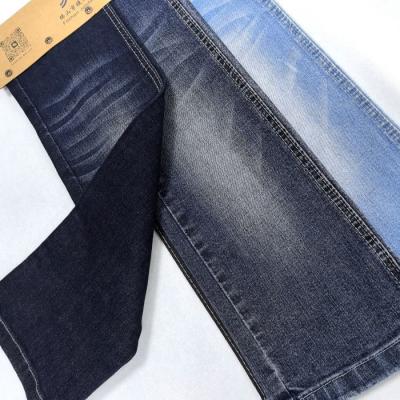 China 9.2oz Light Weight Stretch Denim Fabric for Fashion Accessories-Shoes Dark Blue Lightweight for sale