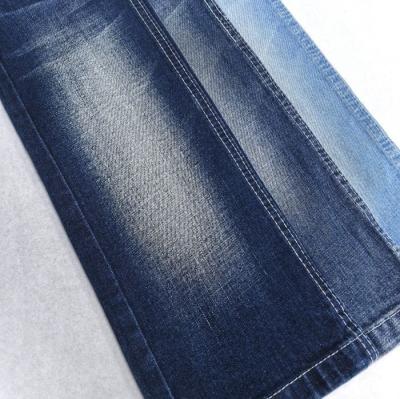 China Slub Pattern Low-Stretch Moisture-Absorbent Denim Fabric with 1% Spandex and Crosshatch Pattern for sale