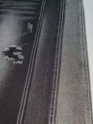 Cina Tessuto 75% cotone tessuto denim non allungato NERO/NERO Twill stile per jeans in vendita