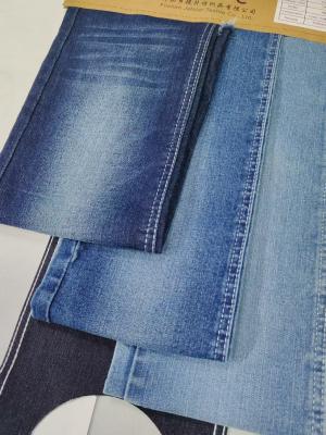 Китай TWILL стиль супер растягивающийся полиэстер 56% хлопка джинсовая ткань JSD3389-2 для повседневной одежды джинсы брюки сумки продается