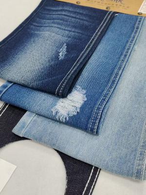 Cina Stile TWILL Cotone Poliestere 178-180cm Tessuto Denim Per Jeans da Donna 9.3oz in vendita