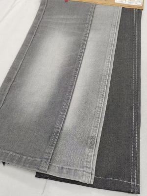 Cina Colore grigio Alto allungamento 11,6 oz Peso pesante 74% Tessuto di cotone denim per ragazzi Jeans in vendita