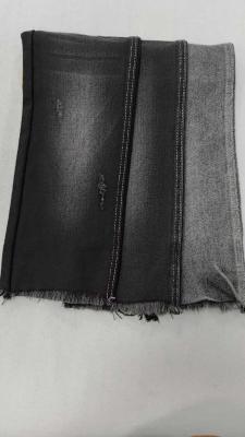 China 9.9oz ,76.2%Cotton  BLACK/BLACK 7+7x8/40 High quality Denim fabric  JSD3209A for fashion jeans for sale