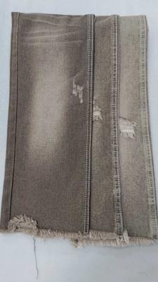 China 10.6oz BLACK COFFEE 10x7 with full width 180cm  Left twill No Stretch Denim fabric  JSD3023DB for jeans for sale