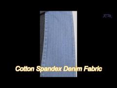 Des tissus en coton spandex bleu foncé en denim, 8 oz.
