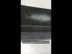 75% cotton 25% polyester twill denim fabric 9.4oz for jeans black/black jsd3239a
