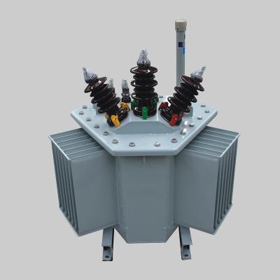 China Three Dimensional Wound Core Oil Immersed Distribution Transformer Low Noise Energy Efficient System for sale