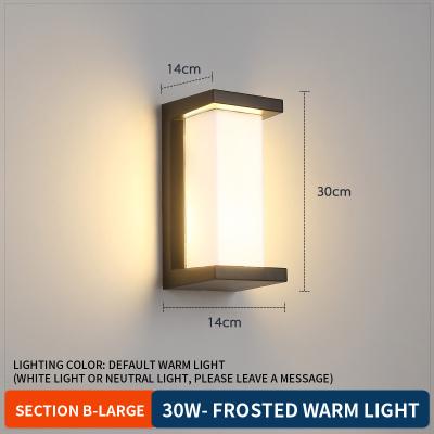 Cina Le piccole luci impermeabili all'aperto della parete del LED hanno messo 12x14x30cm in vendita