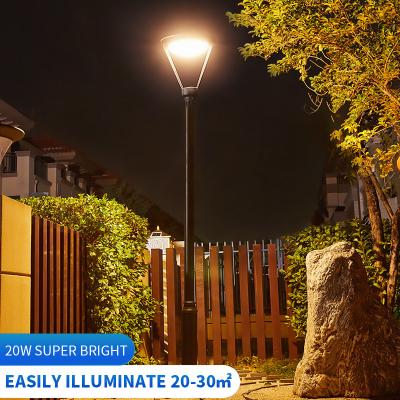 Cina il giardino palo del pannello solare di 20w 30W LED si accende per l'iarda sparsa esterna in vendita