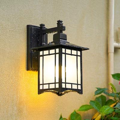 Cina Lampada da parete principale di vetro di alluminio 420*240MM E27 220V 380*290*250mm in vendita