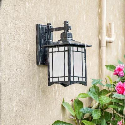 Cina Lampada da parete principale di vetro di alluminio 420*240MM E27 220V 380*290*250mm in vendita