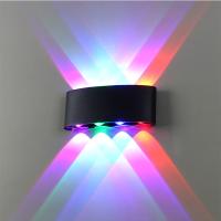 China Colored Dimmable Led Wall Lights Ip65 Bidirectional Light Source 220x50x80mm for sale