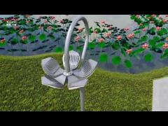 fiore impermeabile all'aperto leggero principale luminoso di CA 220V di palo del giardino 50W per il cortile