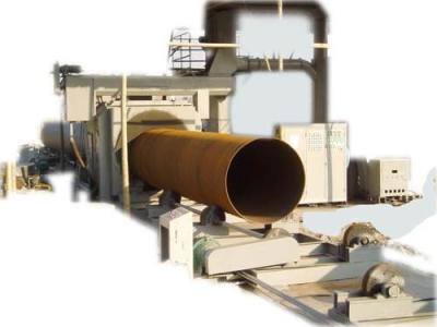 China Shot blaster rust cleaning for steel pipe in very good quality and long service life for sale