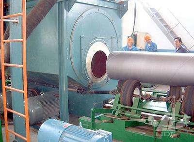 China Shot blaster rust cleaning for steel pipe in very good quality and long service life for sale