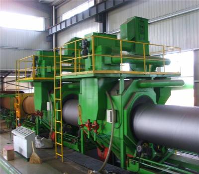 China Shot blaster rust cleaning for steel pipe in very good quality and long service life for sale