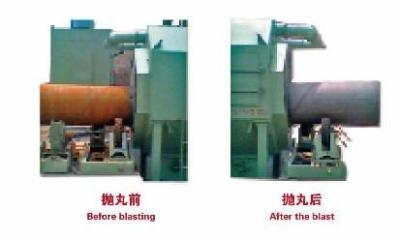 China Shot blaster rust cleaning for steel pipe in very good quality and long service life for sale
