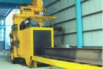 China I beam Steel structure shot blasting machine in good quality and long service life for sale