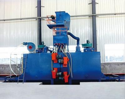 China I beam Steel structure shot blasting machine in good quality and long service life for sale