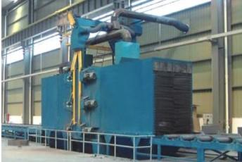 China I beam Steel structure shot blasting machine in good quality and long service life for sale