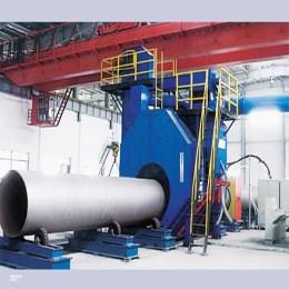 China Shot blaster rust cleaning for steel pipe in very good quality and long service life for sale