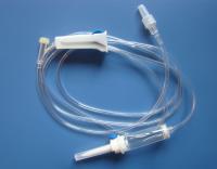 China Transparent EO Sterilized Medical Grade PVC Infusion Set With Luer Lock for sale