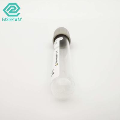 China 3ml 5ml Blood Collection Supplies Sterilized Grey Cap Glucose Blood Collection Tube for sale