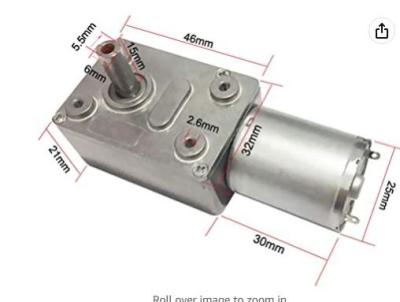 China JGY370 DC Gear Motor 6V 12V 24V Speed Reduce 6/10/18/40/90/150/210rpm PWM Controller Reverse Metal Gearbox Motor for sale