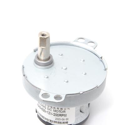 Cina ASLONG JS49-520 12V200RPM 49mm mini folding washing machine motor 12v mini micro motor in vendita