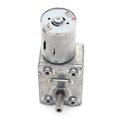 China ASLONG JGY-370 37mm 6/12/24V Miniature DC Worm Gear Reducer Motor With Self-Locking Low-Speed Motor for sale