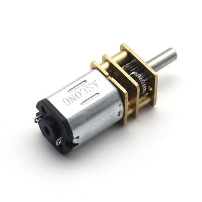 China ASLONG JGA12-N20 12mm 6V 10-1500RPM Mini DC Gear Low Speed Motor 12v Dc Gear Motor D Shaft Dc Gear Motor 12v for sale