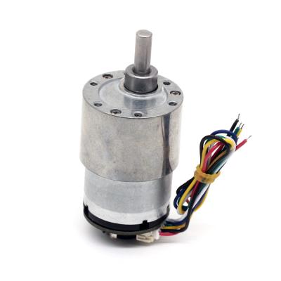Cina Motore a marcia continua 12v 24v JGB37-520B 520 Dc Motore a marcia continua 12v con codificatore in vendita